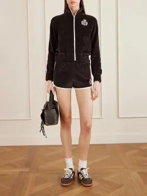SPORTY  RICH Elio Embroidered Sports Jacket