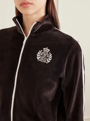 SPORTY  RICH Elio Embroidered Sports Jacket