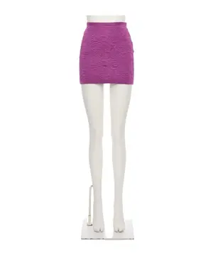 Valentino Garavani Patterned Side-zip Skirt