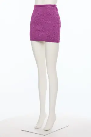 Valentino Garavani Patterned Side-zip Skirt