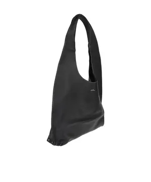 A.p.c. Logo Shoulder Bag - Black