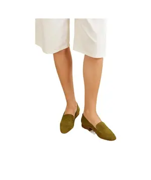 Manolo Blahnik Suede Loafers