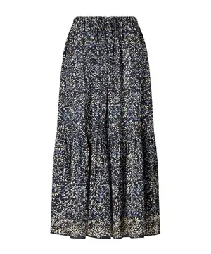 Ulla Johnson Olina Printed Cotton-blend Midi Skirt