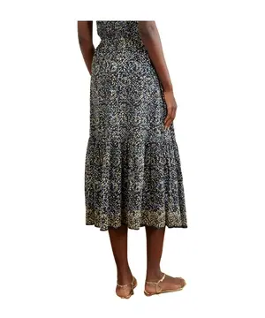 Ulla Johnson Olina Printed Cotton-blend Midi Skirt