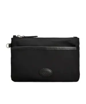 TOD'S Zipper Clutch - Black