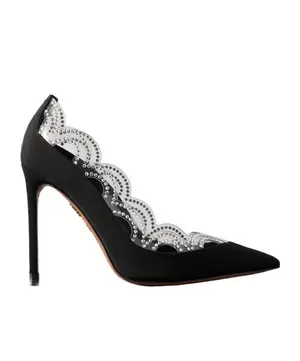 AQUAZZURA Rhinestone Pointed-toe Stiletto High Heels