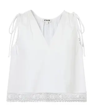 Staud Elena Vest - White