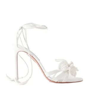 AQUAZZURA Raffia Sandals