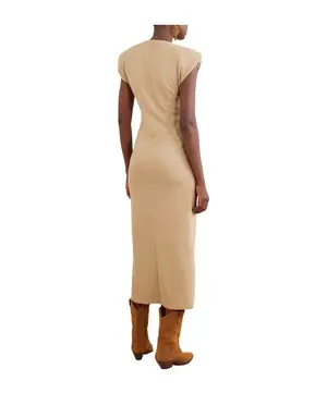 Isabel Marant Étoile V-neck Cap-sleeve Midi Dress