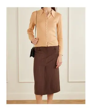 Tory Burch Long-sleeved Knitted Cardigan