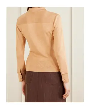 Tory Burch Long-sleeved Knitted Cardigan