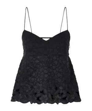 Isabel Marant Étoile Floral-embroidered Ramie Tank
