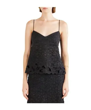 Isabel Marant Étoile Floral-embroidered Ramie Tank