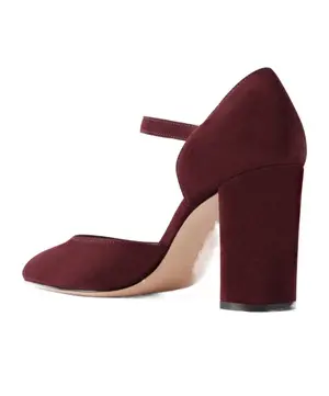 GIANVITO ROSSI Suede Mary Jane High Heels - Brown