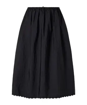 Cecilie Bahnsen Lightweight Crinkled Midi Skirt