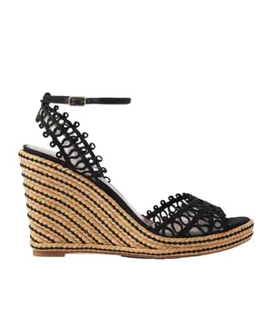 AQUAZZURA Kahlo 105 Raffia Espadrille Sandals