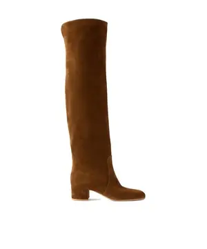 GIANVITO ROSSI 45 Over The Knee Suede Boots