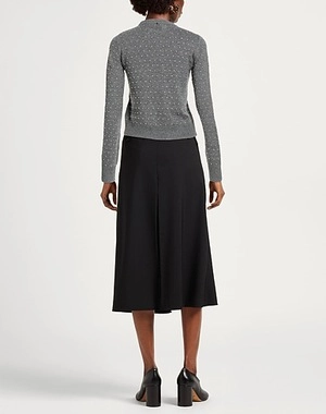 Sportmax Embellished Crewneck Long Sleeve Knit Sweater