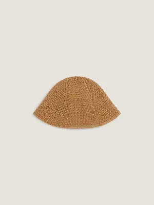 Givenchy Paris Raffia-effect Bucket Hat