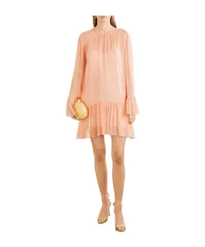 Ulla Johnson Emmeline Gathered Tiered Silk-chiffon Mini Dress