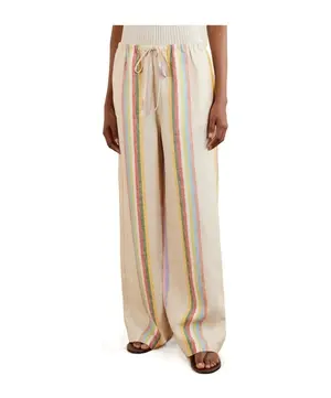 Staud Loose Striped Casual Pants