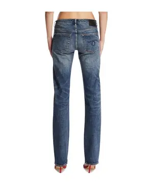 R13 Straight-leg Belt-loop Jeans