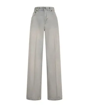 HAIKURE Belt Loop Jeans - Light Blue
