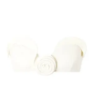 Magda Butrym Appliquéd Stretch-jersey Bikini Top