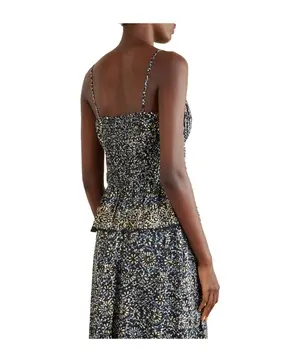 Ulla Johnson Anya Printed-cotton Tank