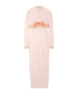 Alessandra Rich Bow-tie Ruffle Dress