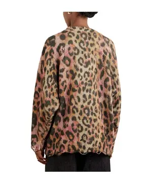 R13 Leopard-print Cardigan