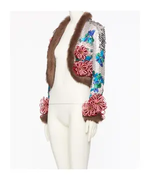 Valentino Garavani Embellished Floral Jacket