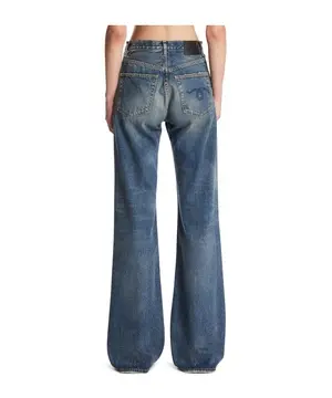 R13 Belt-loop Flare Jeans
