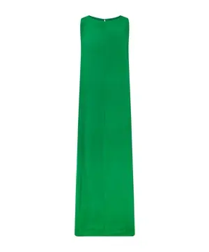 Staud Sleeveless Satin Column Gown - No