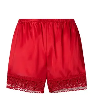 STAUD Staud Da Adolfo Silk Shorts