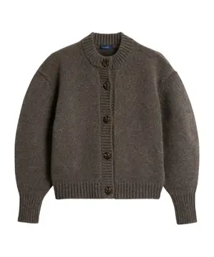 Soeur Leonard Button-fastening Cardigan - Brown