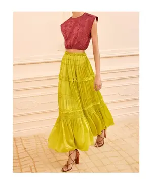 Ulla Johnson Gisella Satin Crop Top