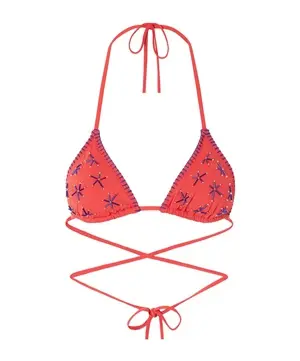 Staud Star Embroidered Bikini