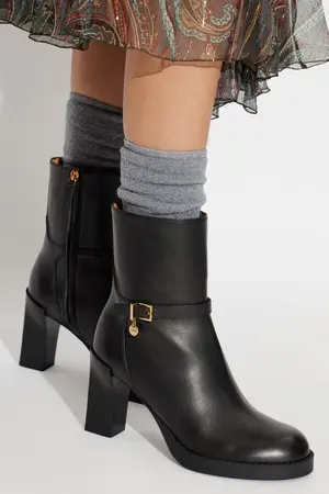 TOD'S Leather Heeled Ankle Boots