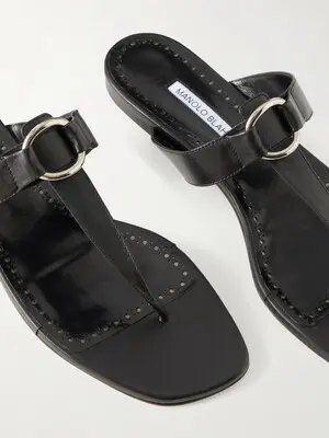 Manolo Blahnik Minimalist Flip Flops