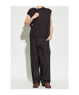 Issey Miyake Pleated Elasticated-waist Trousers