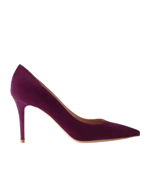 GIANVITO ROSSI Purple High Heels