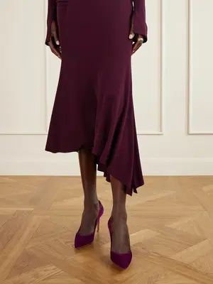 GIANVITO ROSSI Purple High Heels