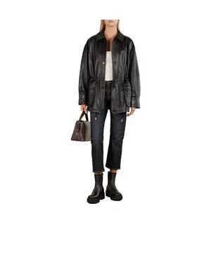 GIANVITO ROSSI Leather Zip Up Ankle Boots
