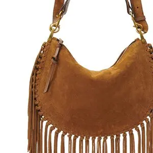 Isabel Marant Étoile Suede Shoulder Bag With Fringe Details