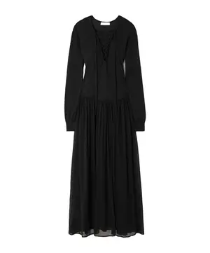 Ulla Johnson Silk-blend And Chiffon Midi Dress