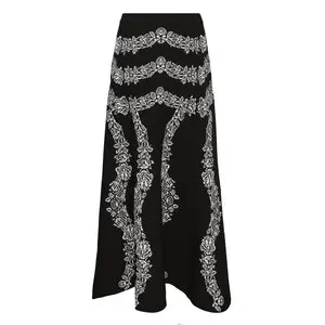 Ulla Johnson Valencia Jacquard Midi Skirt