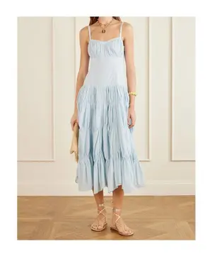 Ulla Johnson Emmalina Cotton Midi Dress