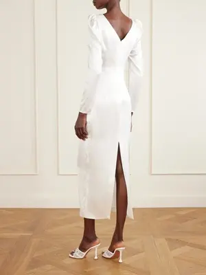 Alessandra Rich Bow-embellished Sequined Dress