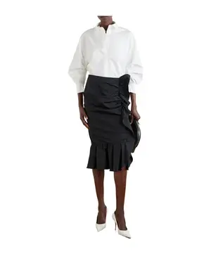 Carolina Herrera Cotton-blend Poplin Shirt